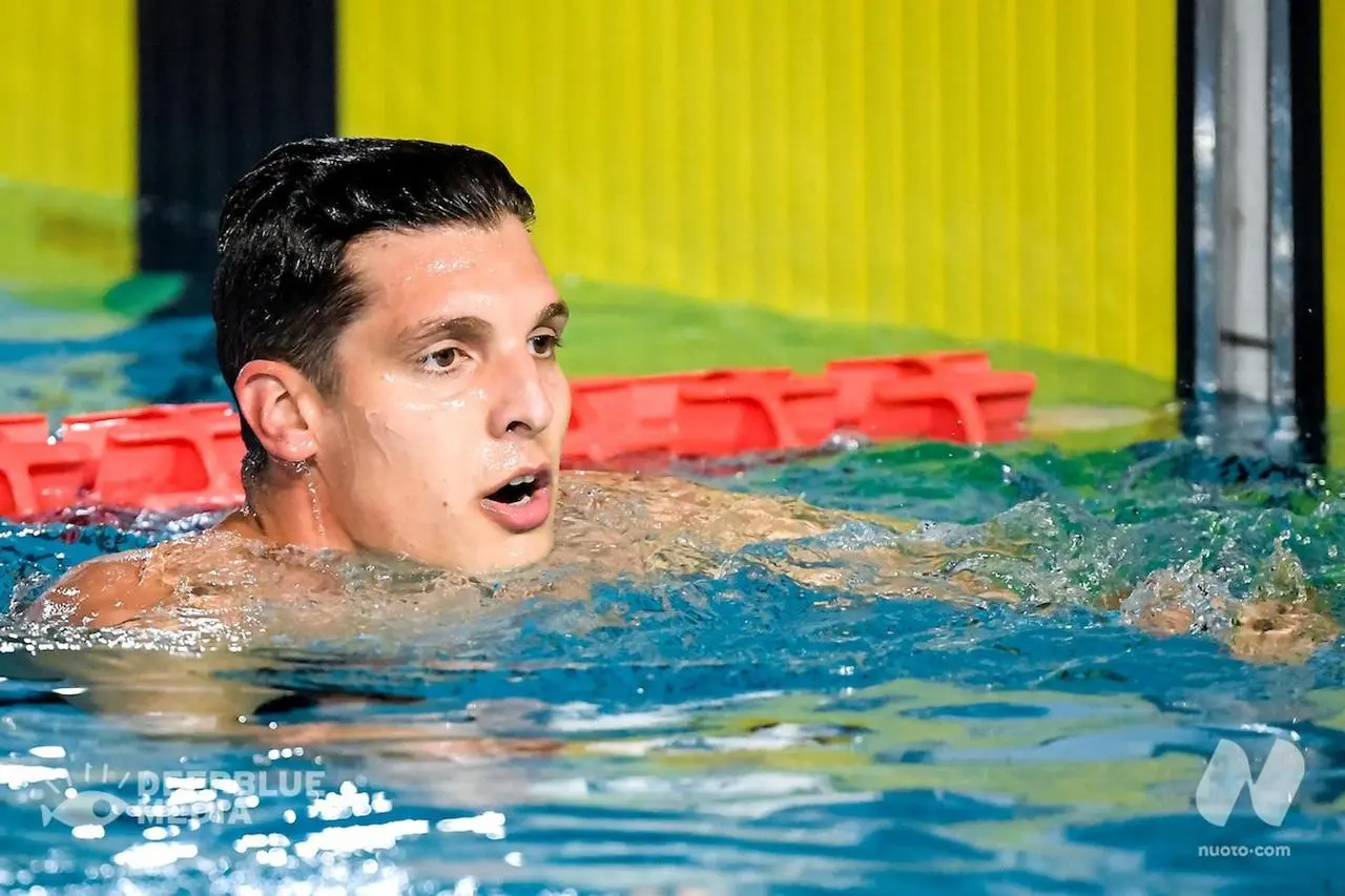 Matteo Lamberti è argento negli 800 stile.