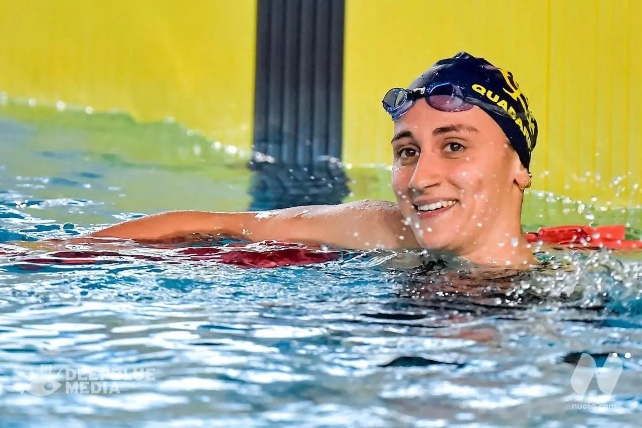 Simona Quadarella centra anche i 400 stile: oro e pass mondiale.