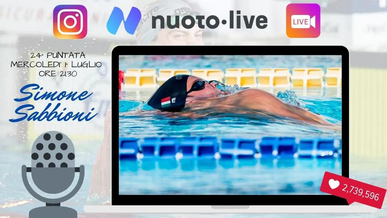Simone Sabbioni su Instagram per Nuotopuntolive