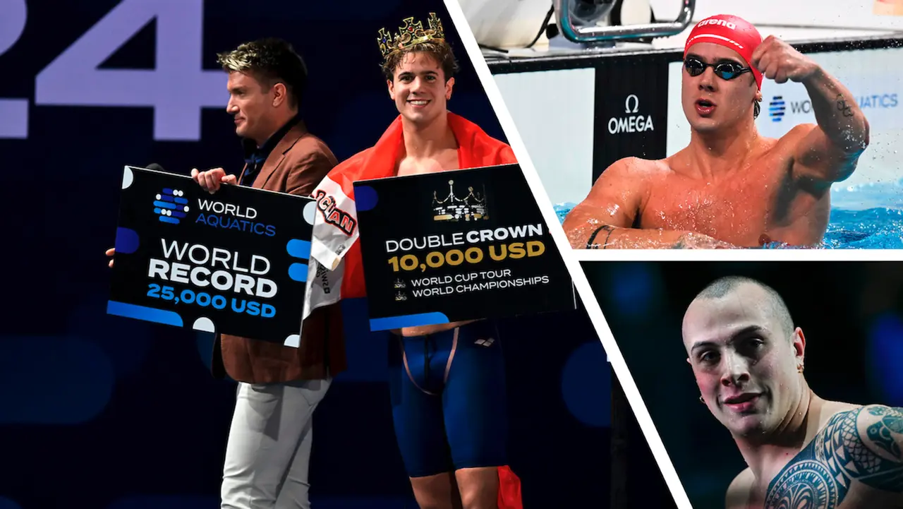 Mondiali in corta. Day 2 PM. WR Noè Ponti: 50 farfalla 21.32, quinto ...