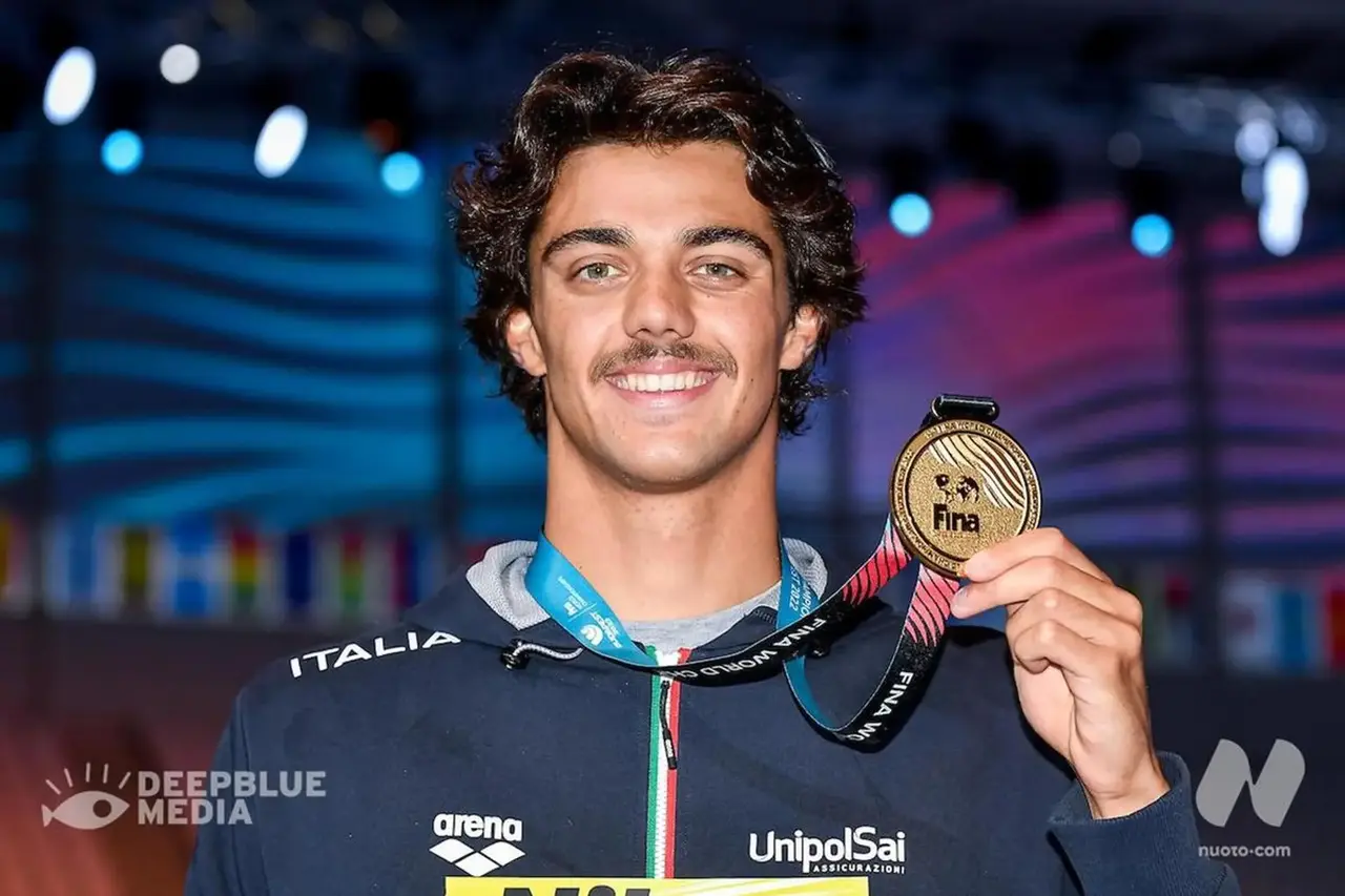Tre anni fa oggi. Thomas Ceccon WR 100 dorso (51.60).