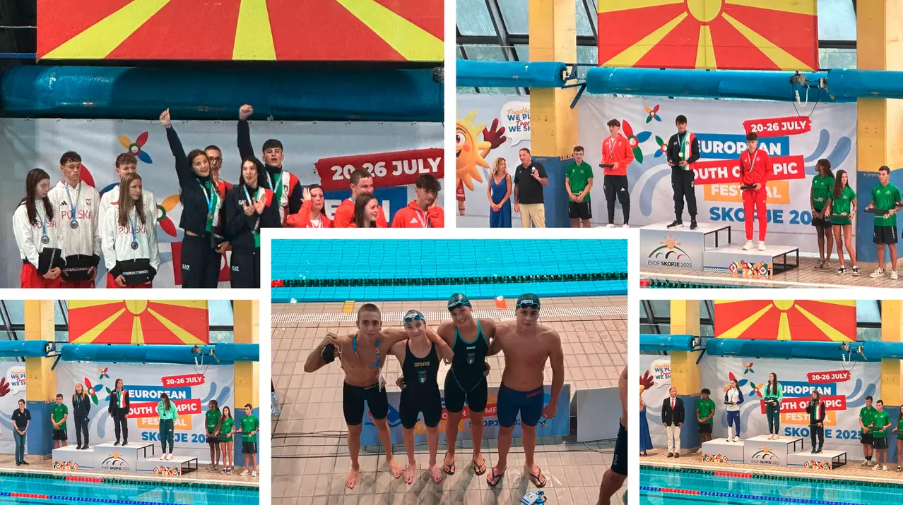EYOF. Giorno 2. Alessandra Mao doppietta d'Oro e RIR dei 100 stile ...